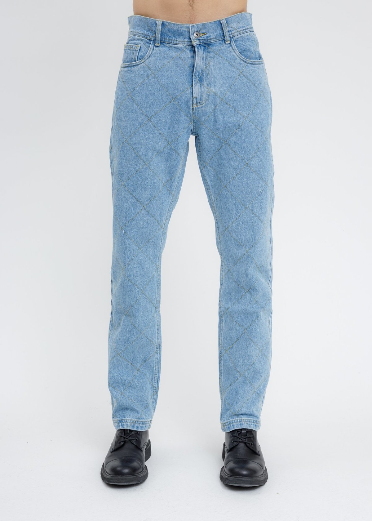 PLEASURES Washed Feeling Denim Jeans - BLUE | Garmentory