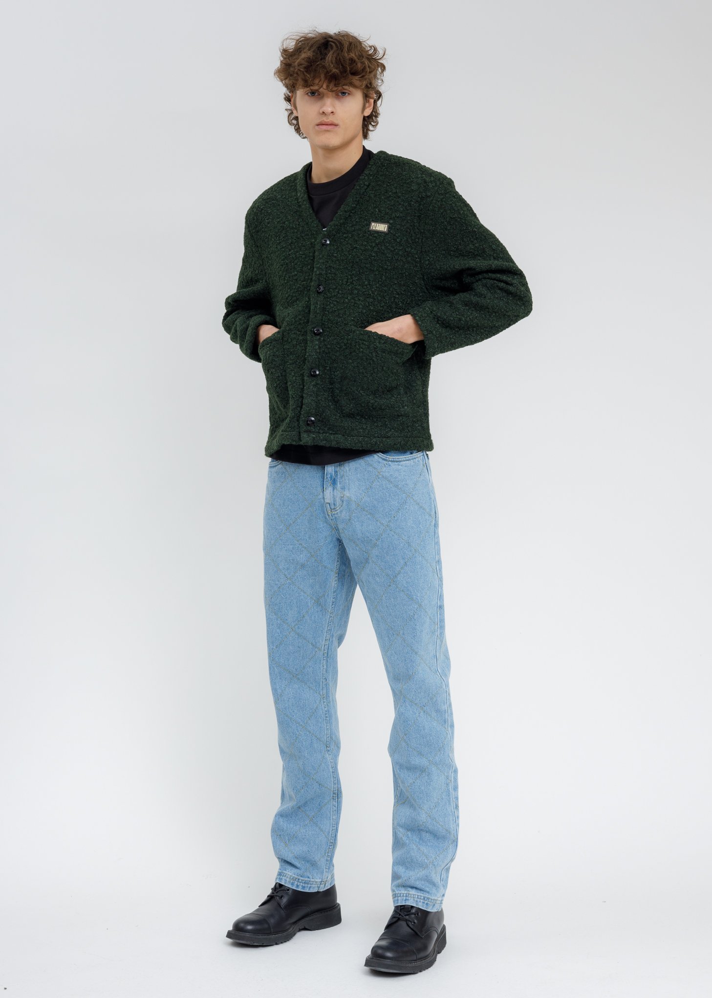 PLEASURES Washed Feeling Denim Jeans - BLUE | Garmentory