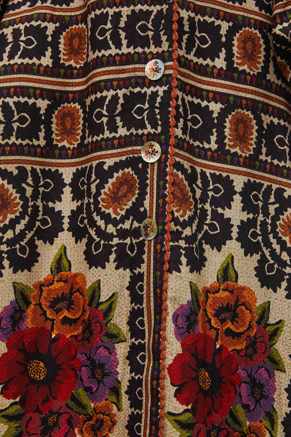 Farm Rio Flower Tapestry Maxi Dress | Garmentory