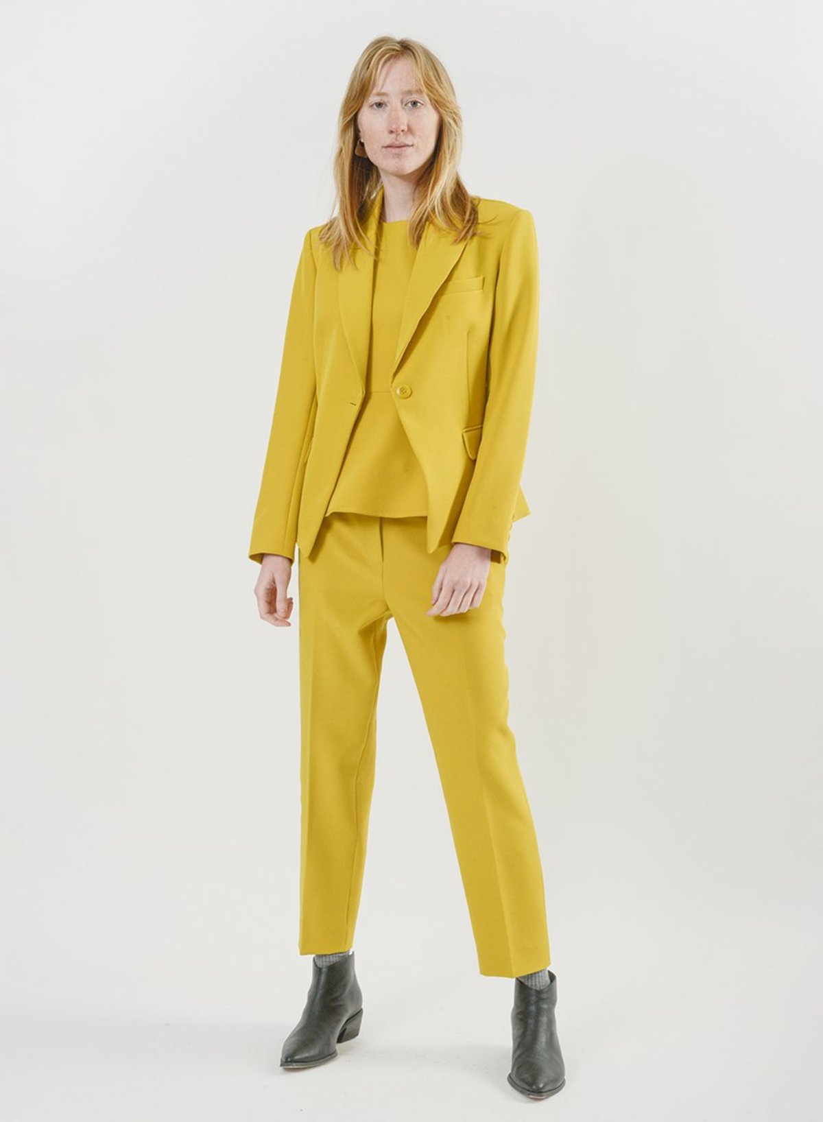 Meg Suit Shell - Mustard | Garmentory