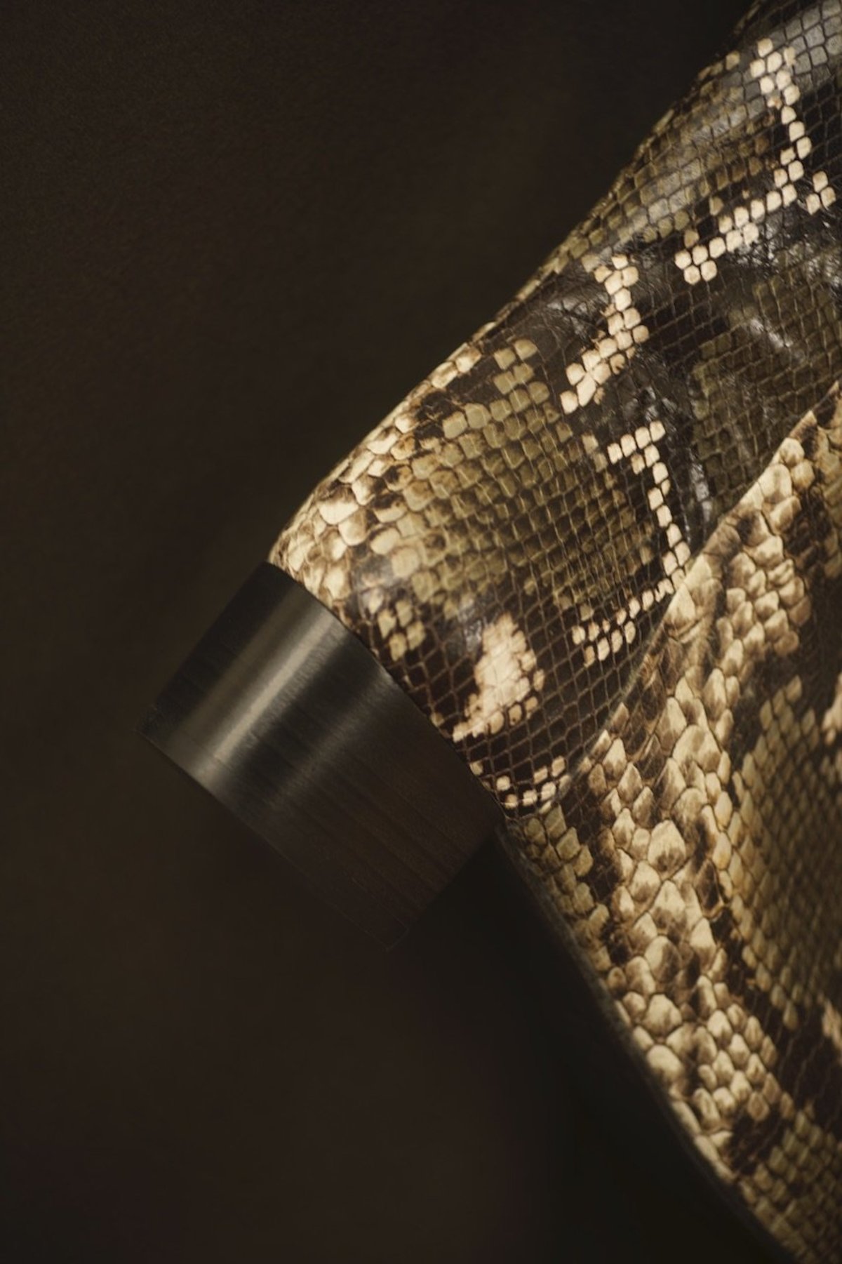 Anne Thomas Michèle Boots - Snake Khaki | Garmentory