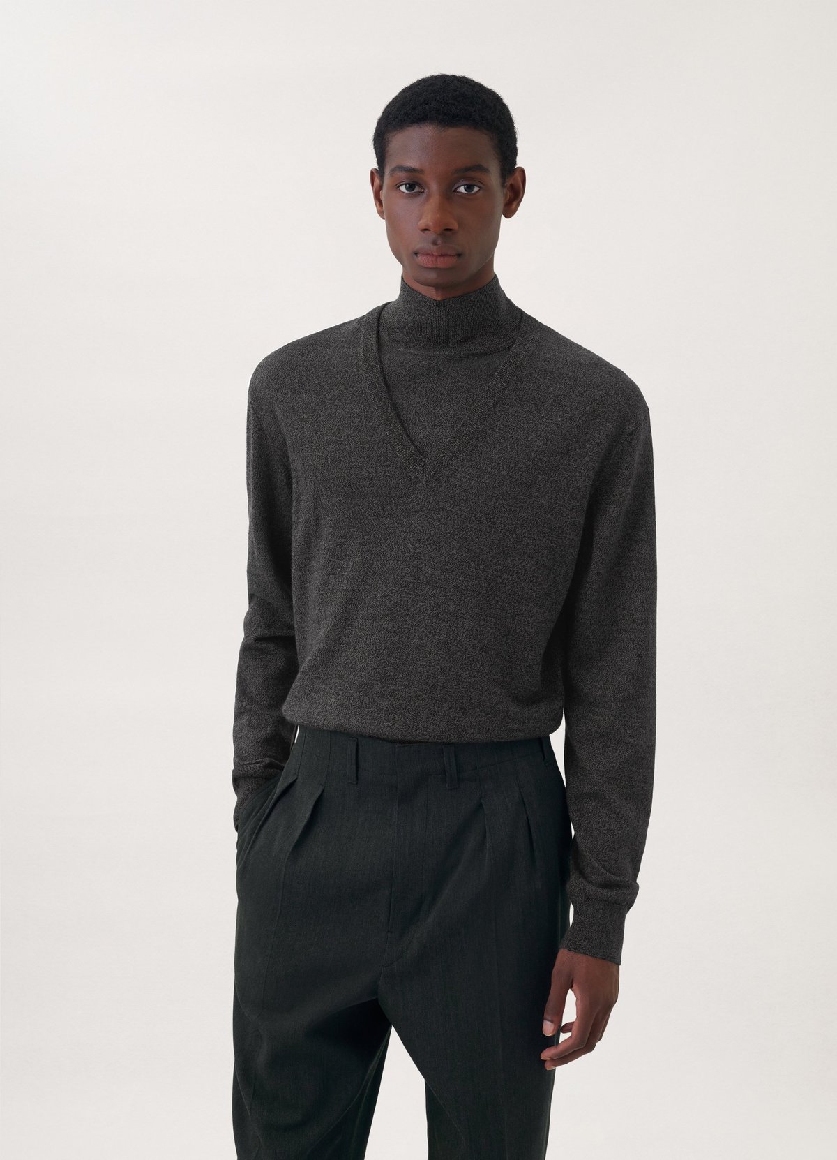 Lemaire Layer Turtleneck Sweater - Submarine Chine | Garmentory