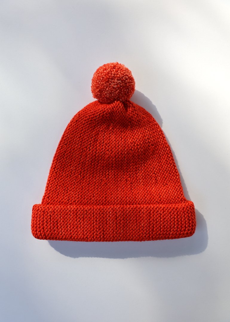 Misha & Puff Garter Hat - Red Flame | Garmentory