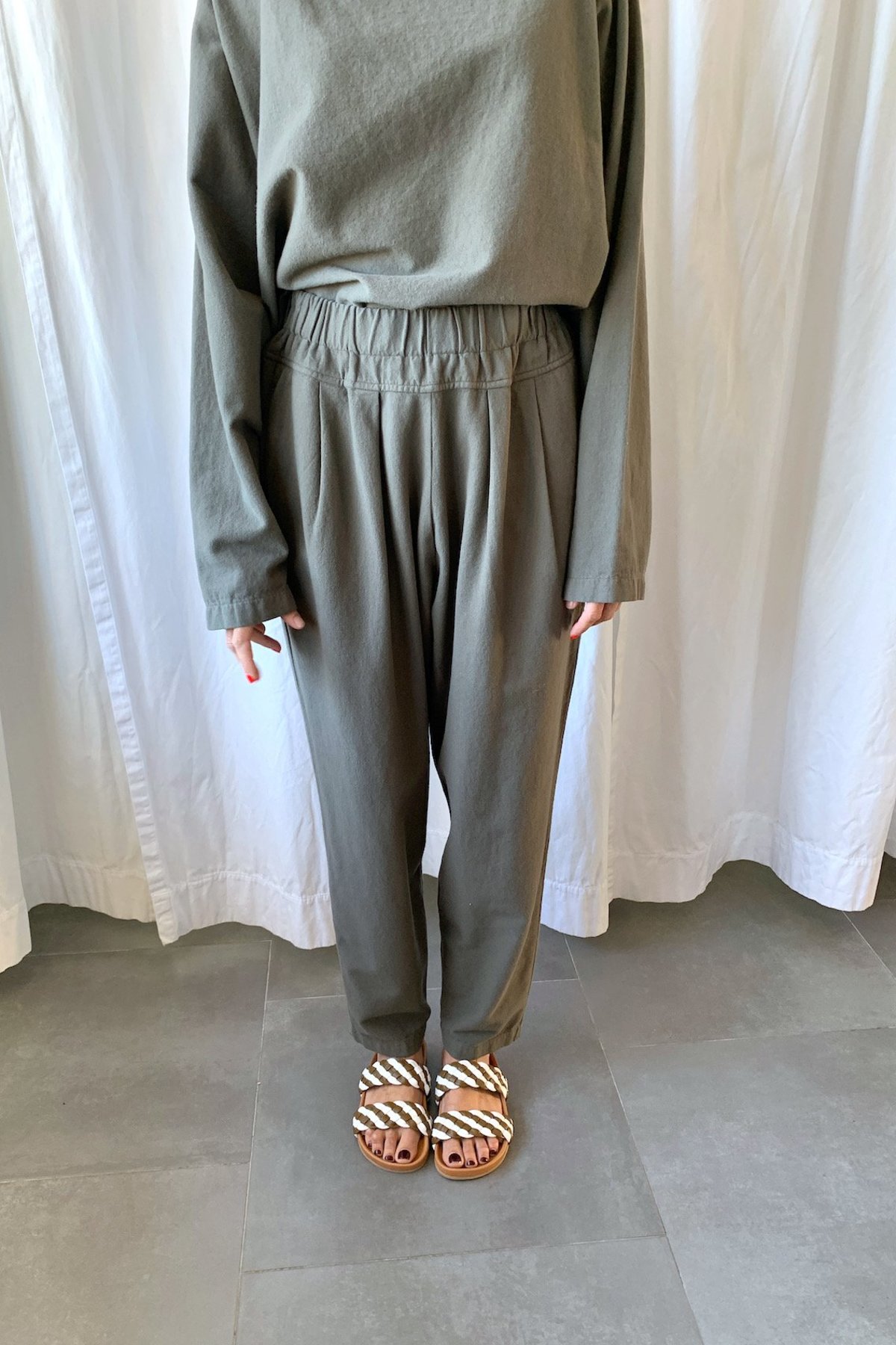 Black Crane Carpenter Pants - Mud | Garmentory