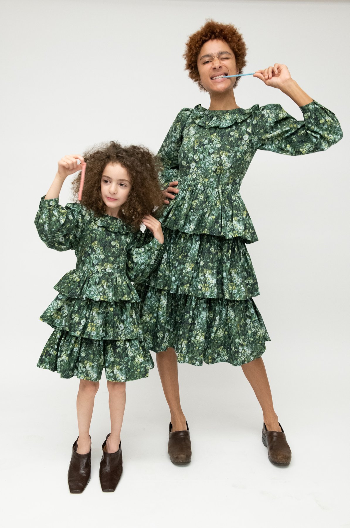 Kids BATSHEVA Little Girls Welsh Dress - Sherwood Forest | Garmentory
