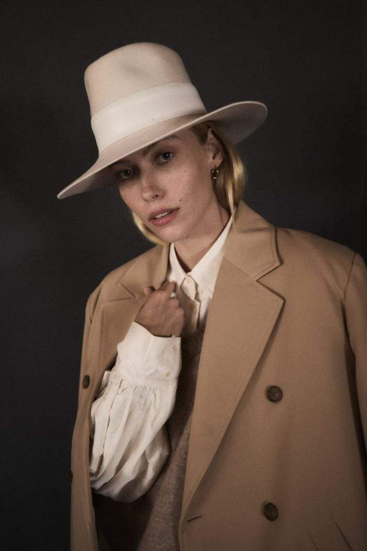 Janessa Leone Layne Hat - Off White | Garmentory