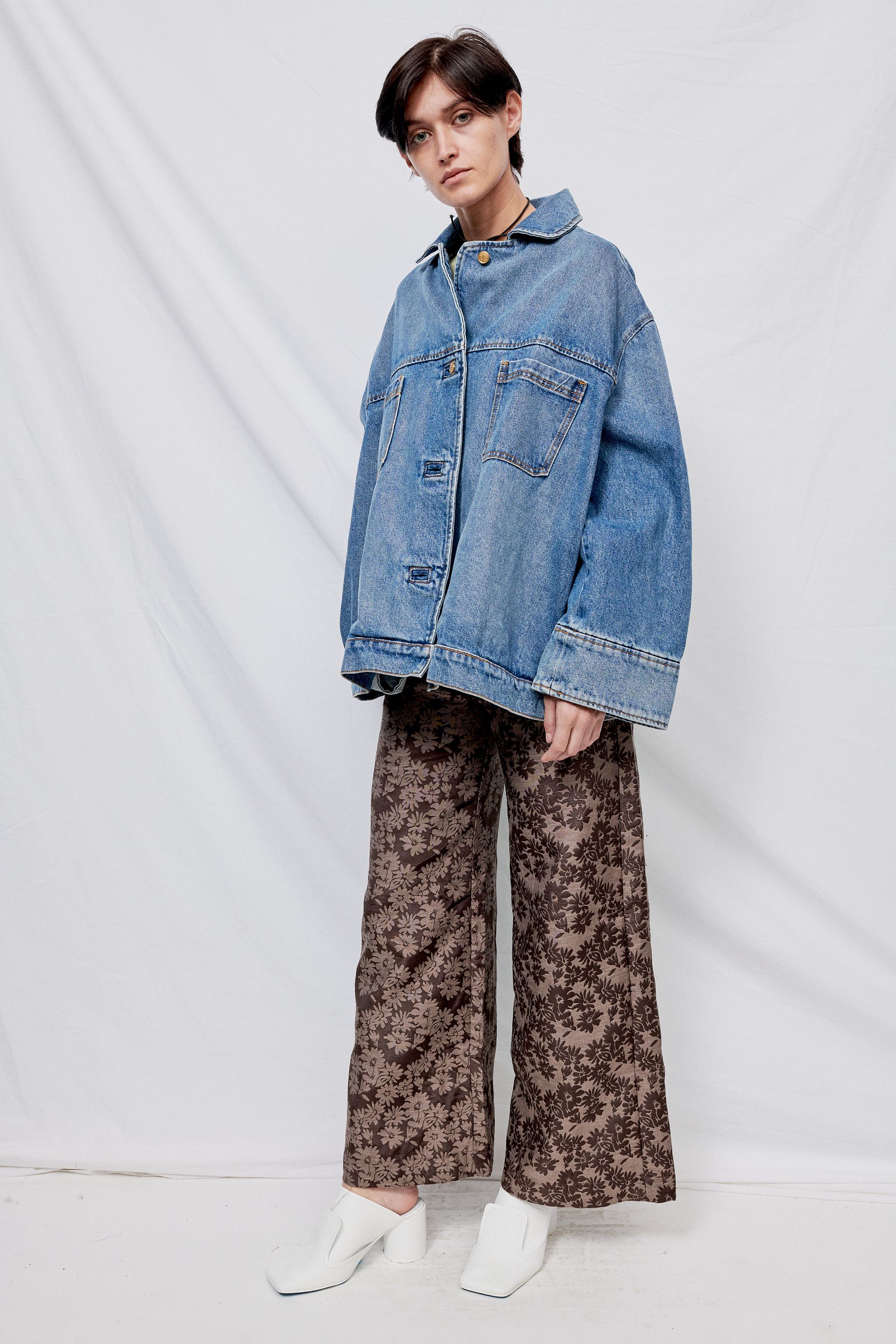 B Sides Sydney Blue Stadium Jacket - Blue Indigo | Garmentory