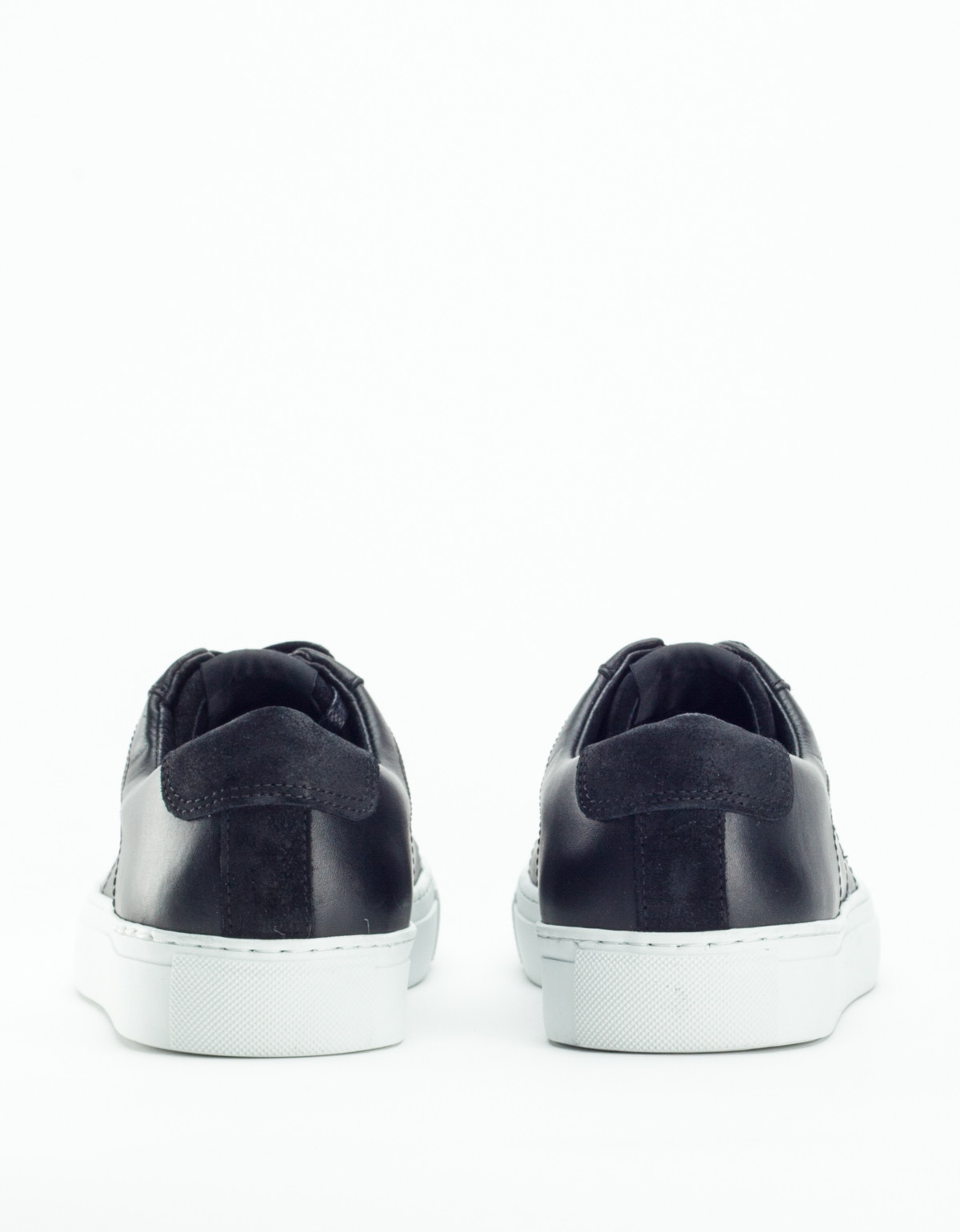 Garment Project Ace Sneaker Black Leather Suede | Garmentory