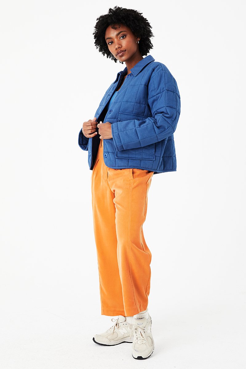 Back Beat Co. Organic Cotton Puffer Jacket - Tide | Garmentory