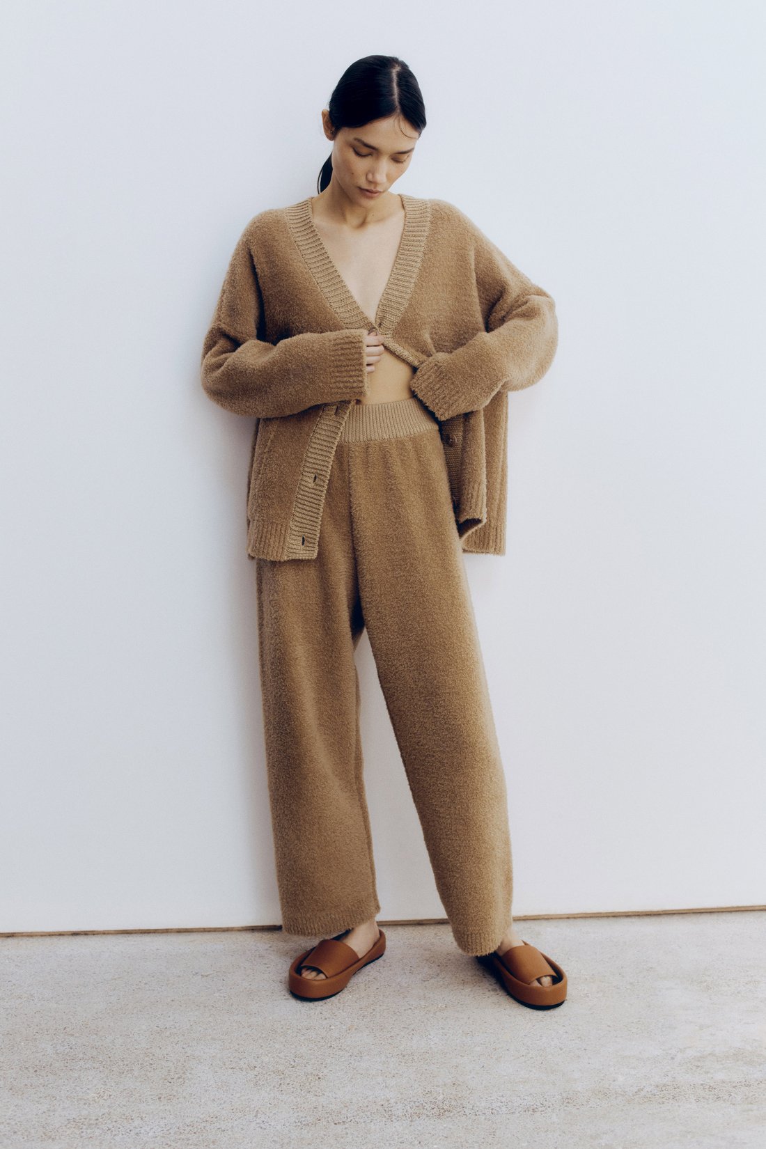 Cordera shearling cardigan | Garmentory