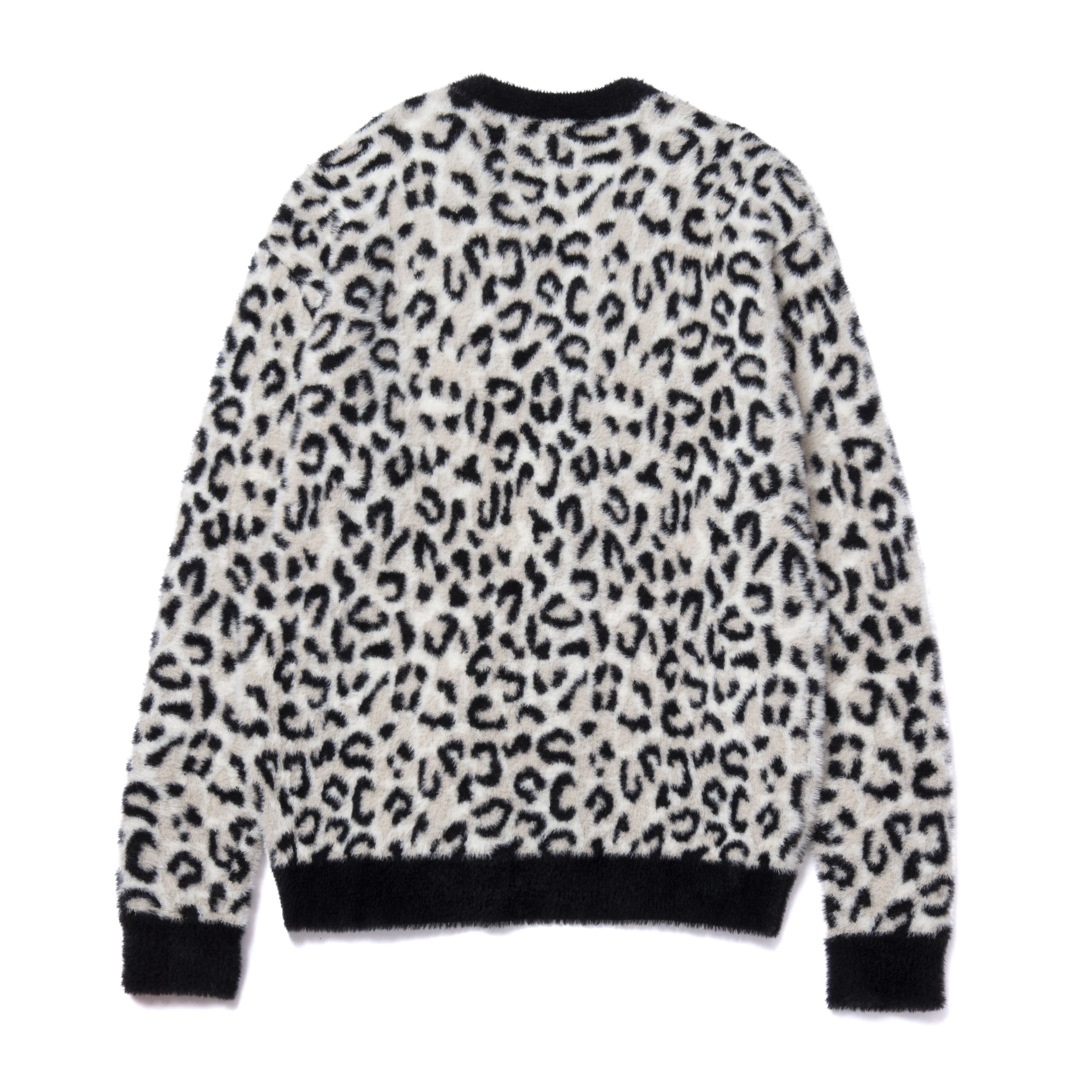 Unisex HUF Snow Leopard Cardigan - Black/White | Garmentory