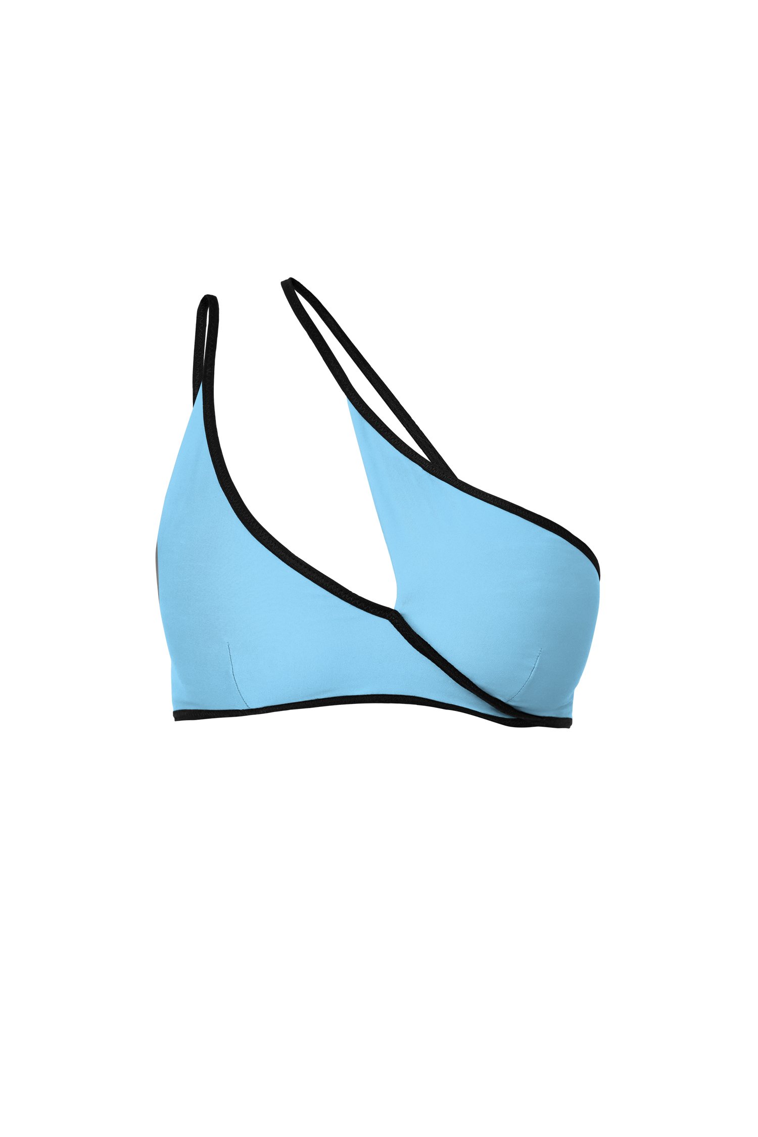 Overall Office Spiral Bikini Top - Baby Blue | Garmentory