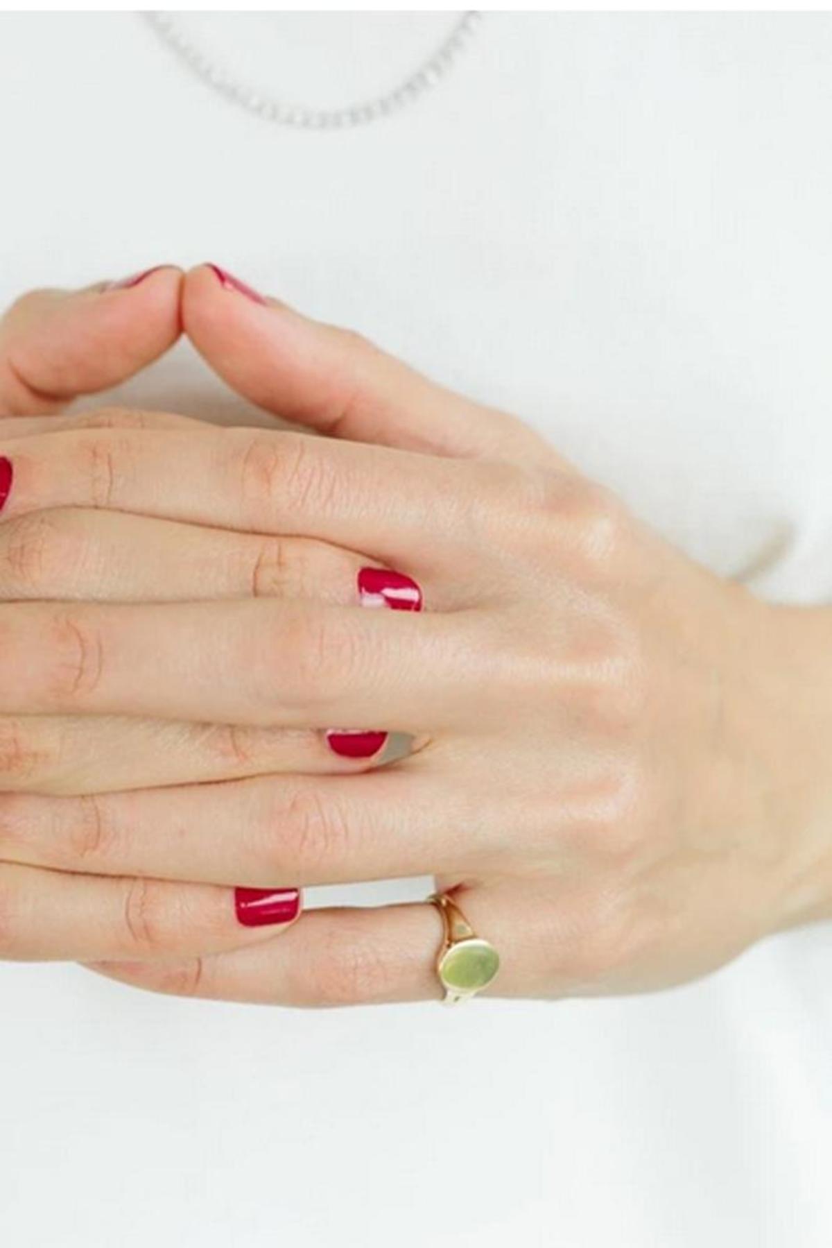 Gabriela Artigas Disc Signet Ring - 14k Gold | Garmentory