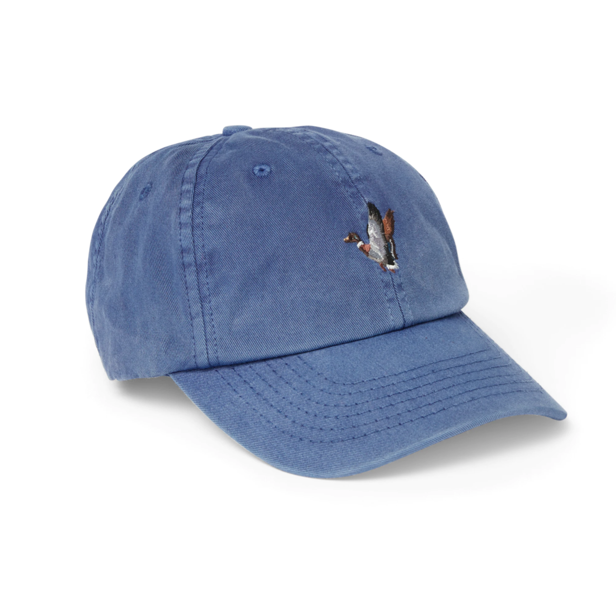 Filson Washed Low Profile Cap - Faded Cobalt Duck | Garmentory