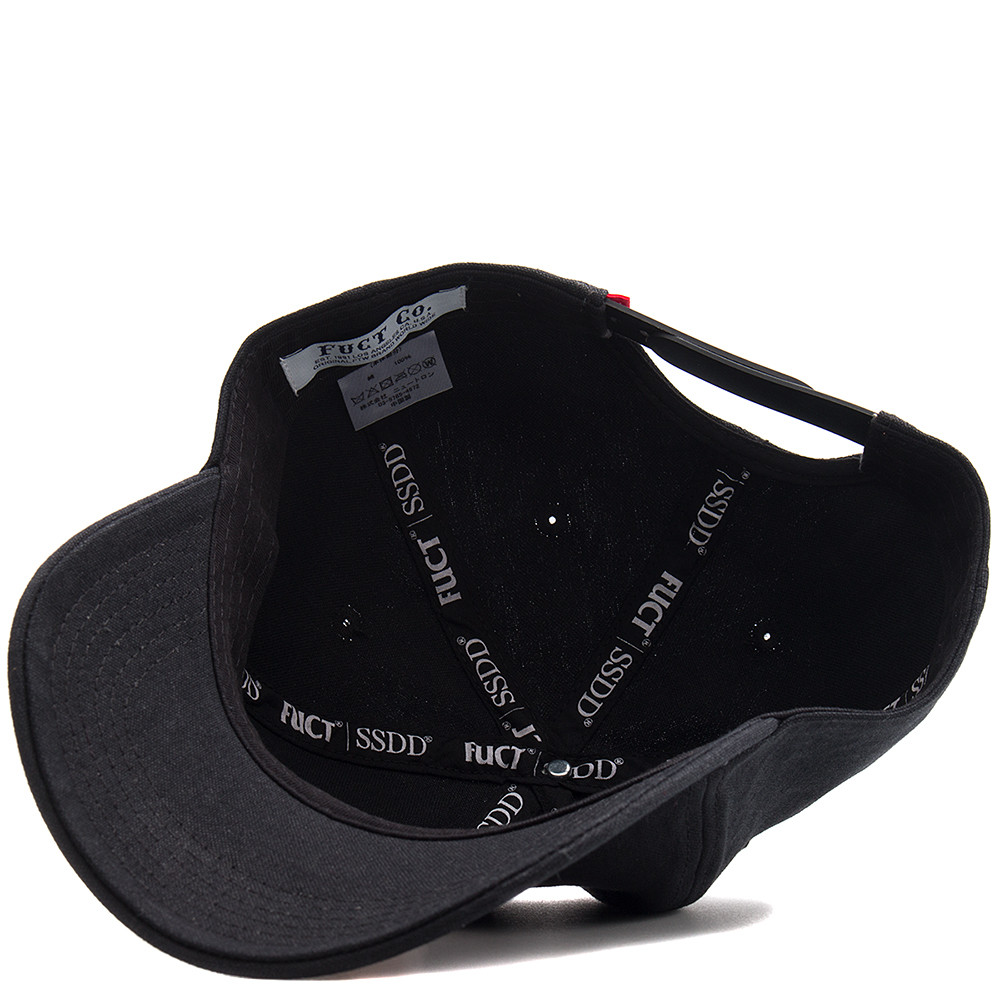 Fuct SSDD Circle Logo Cap - Black | Garmentory