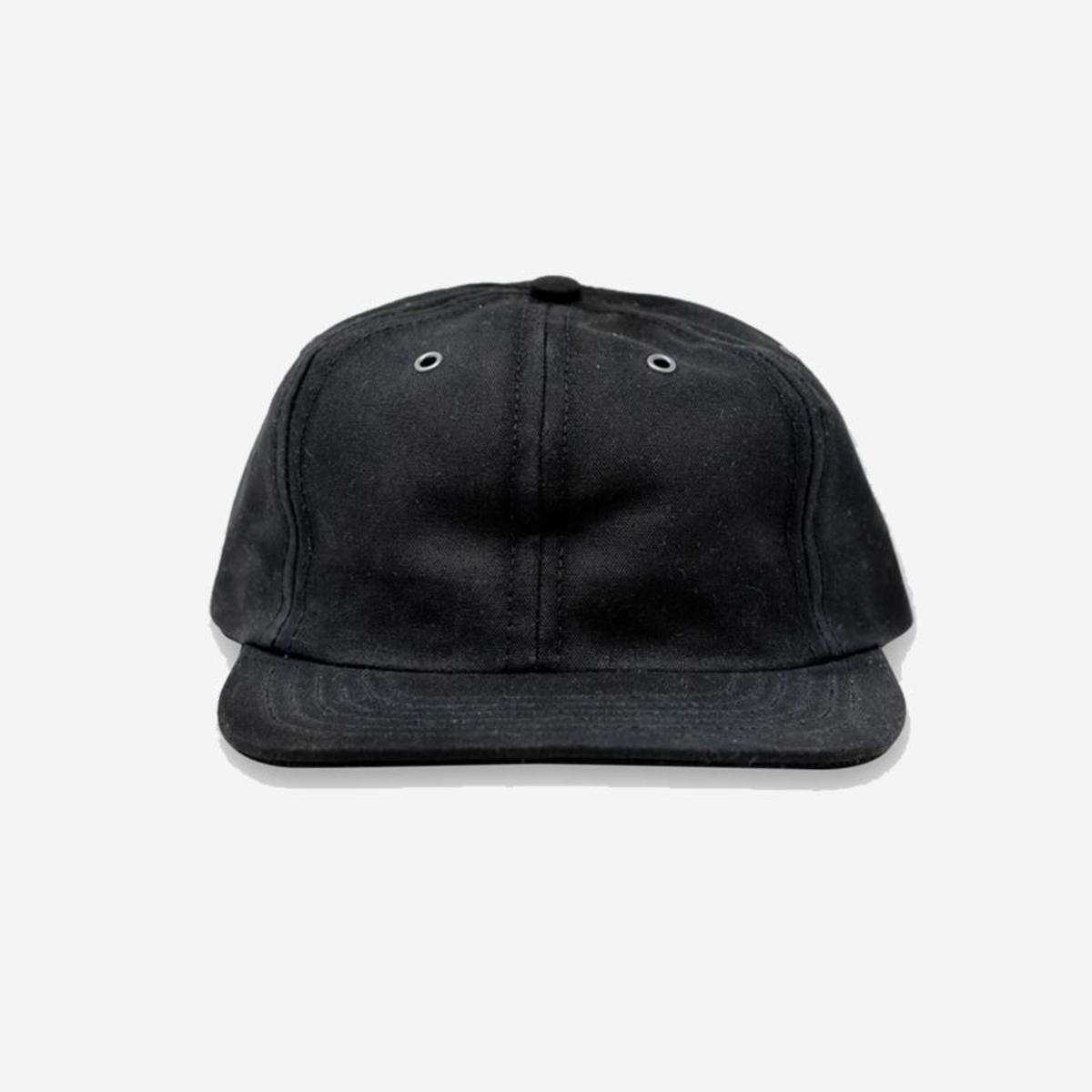 Baseball Cap - Black Waxed Canvas | Garmentory