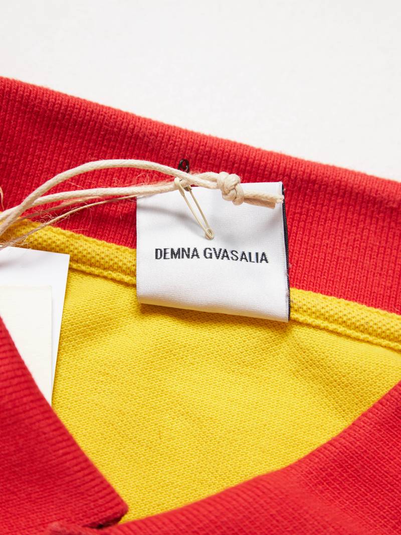 [Pre-Loved] Vetements Colorblock DHL Uniform Polo | Garmentory