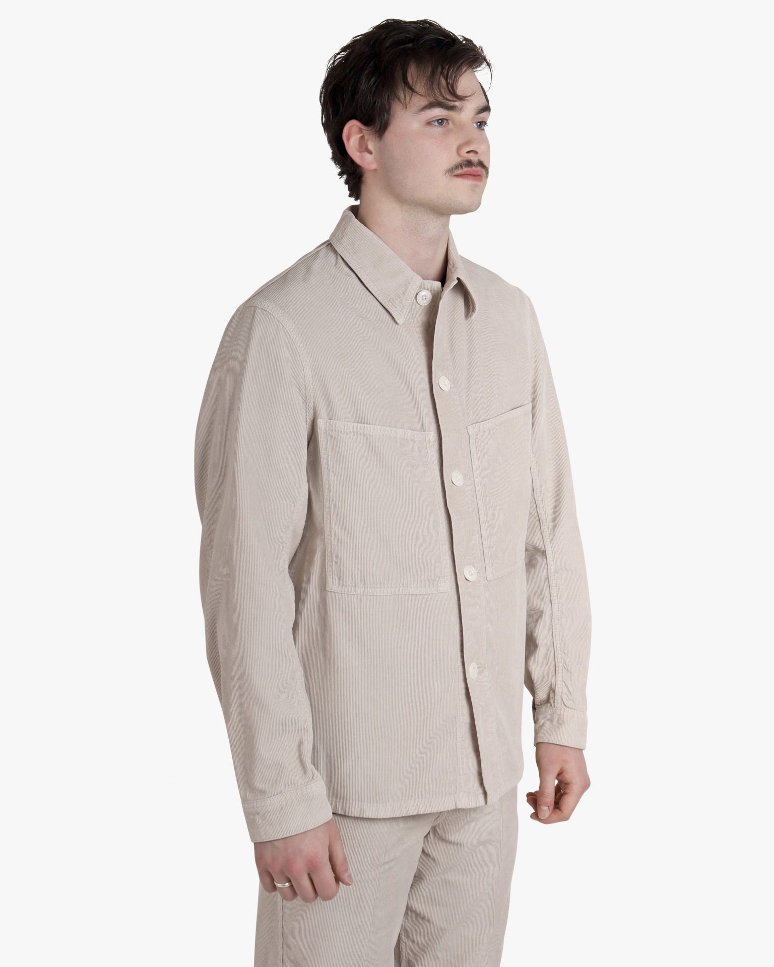 Lemaire Overshirt - Plaster Cord | Garmentory