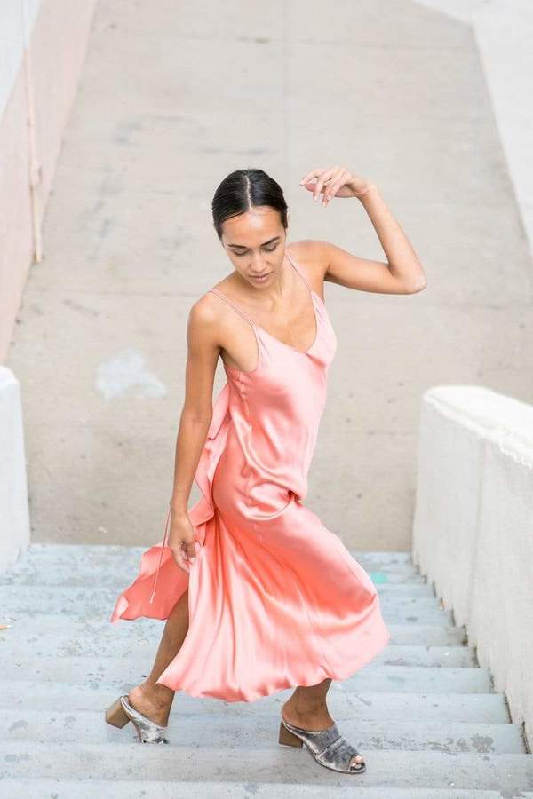 Catherine Gee Emma dress - coral Salmon | Garmentory