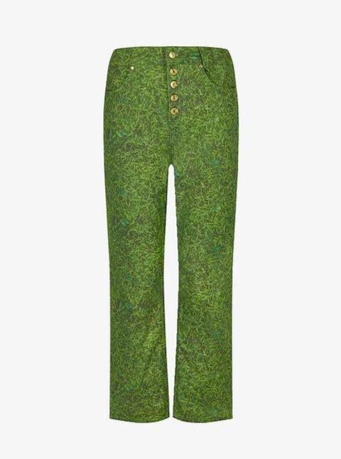 House of Sunny London Fields Jessie Denim - Grass print | Garmentory