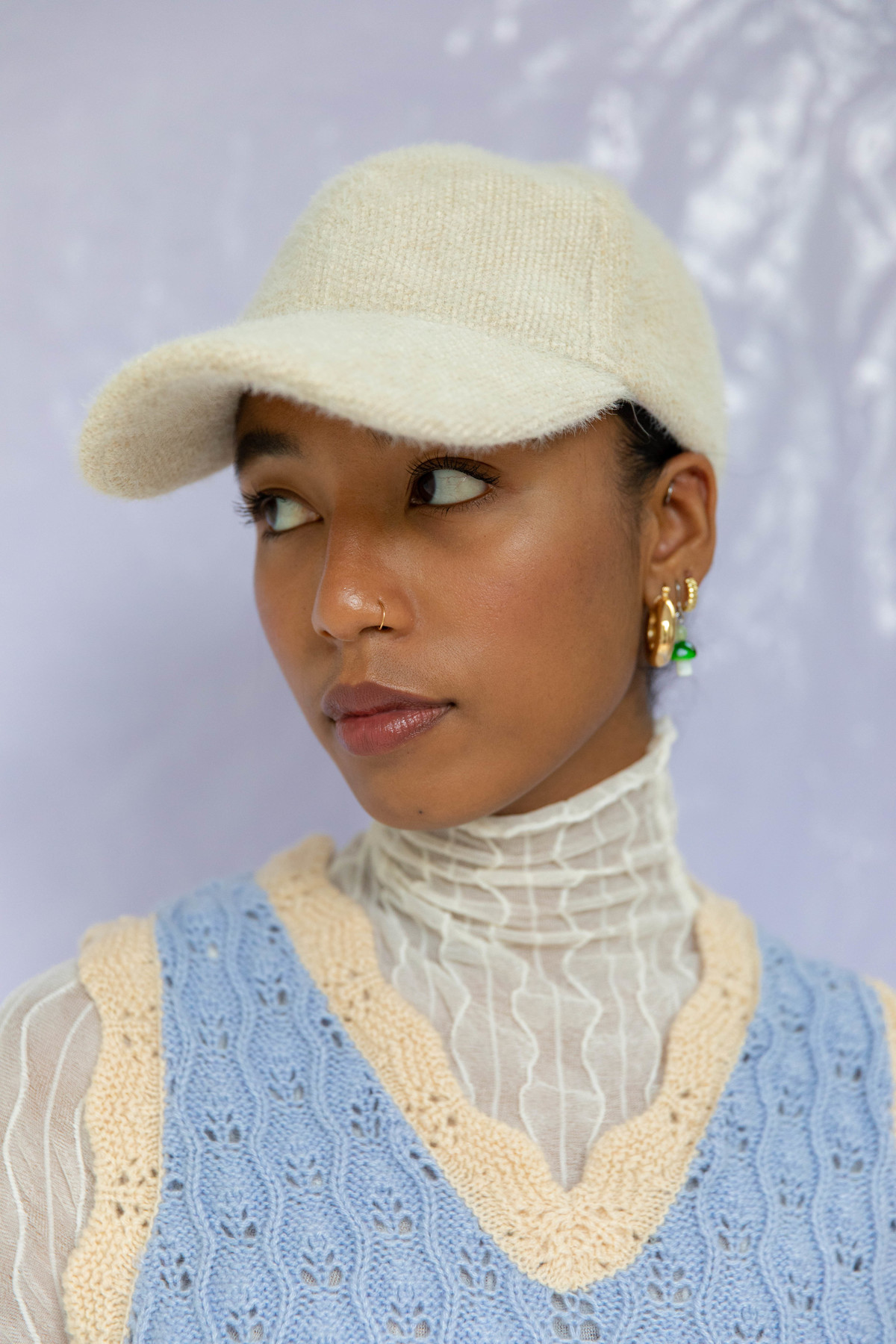 FIND ME NOW Carrie Knit Vest - Powder Blue | Garmentory