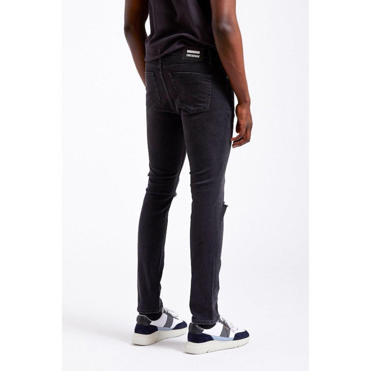 Dr Denim Chase Ripped Skinny Washed Jean Grey | Garmentory