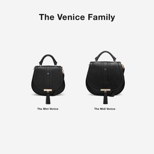 DeMellier London The Mini Venice Grain Leather Bag - Cognac | Garmentory