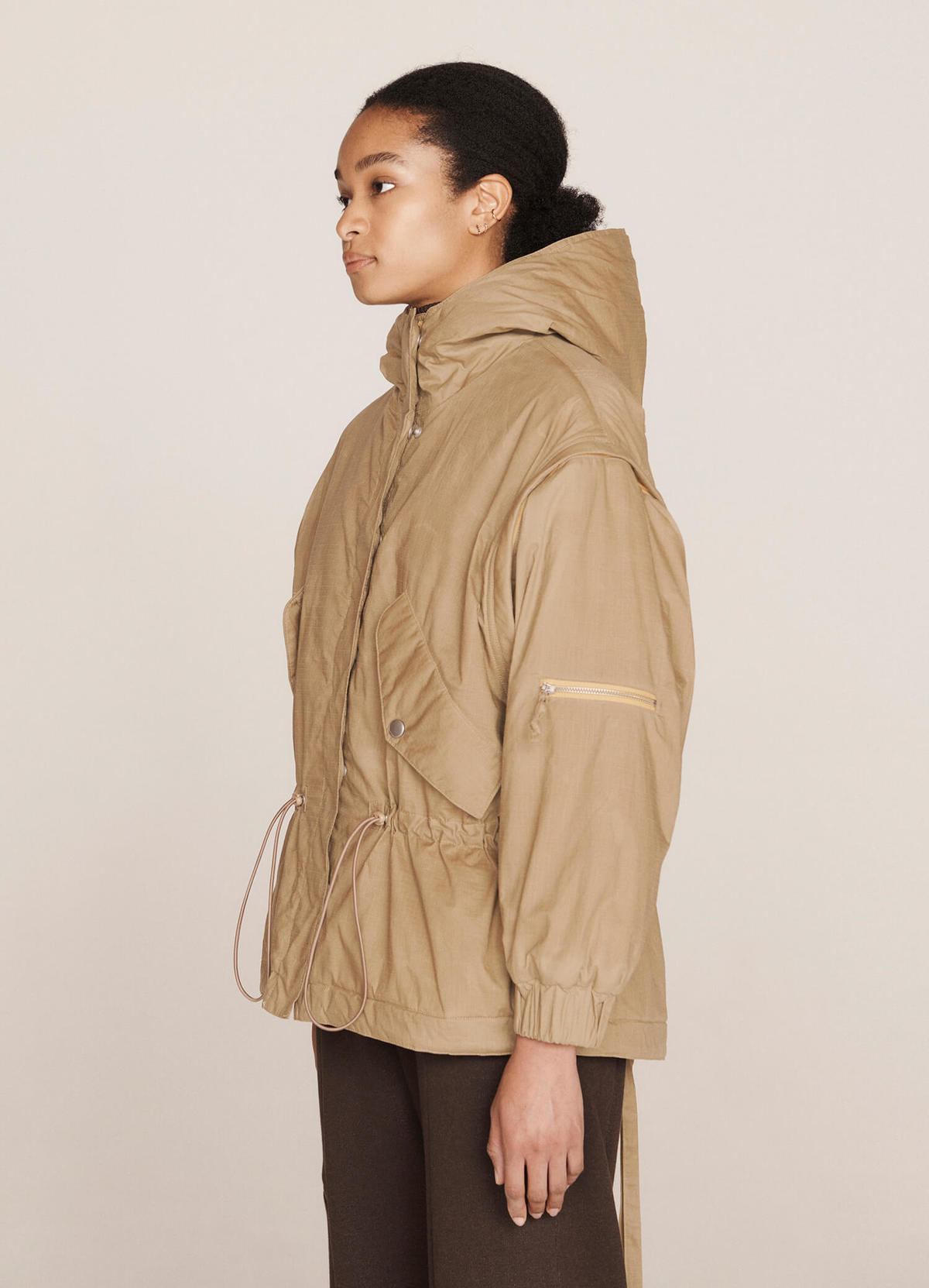 YMC Slope Organic Cotton Ripstop Jacket - Camel | Garmentory