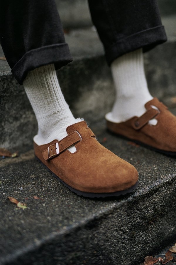 Boston Shearling Mink Suede | Garmentory