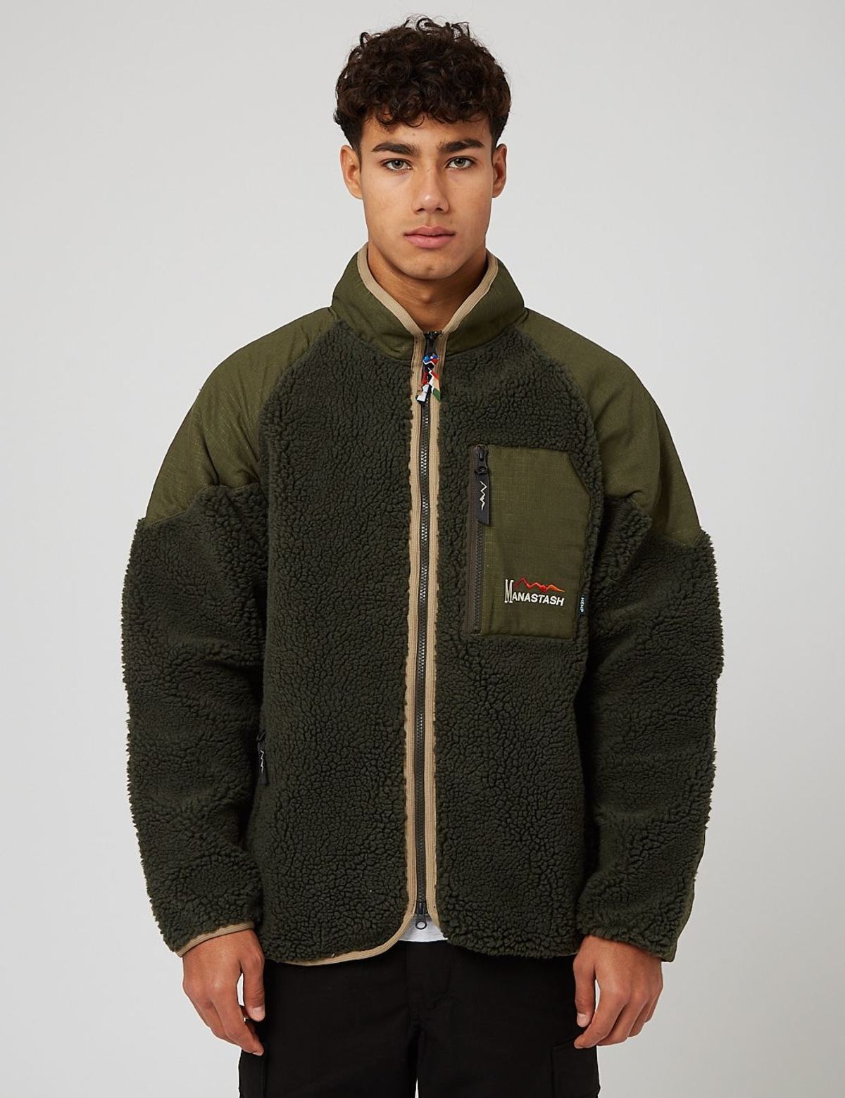 Manastash Mt. Gorilla Fleece Jacket - Green | Garmentory