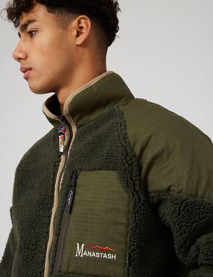 Manastash Mt. Gorilla Fleece Jacket - Green | Garmentory