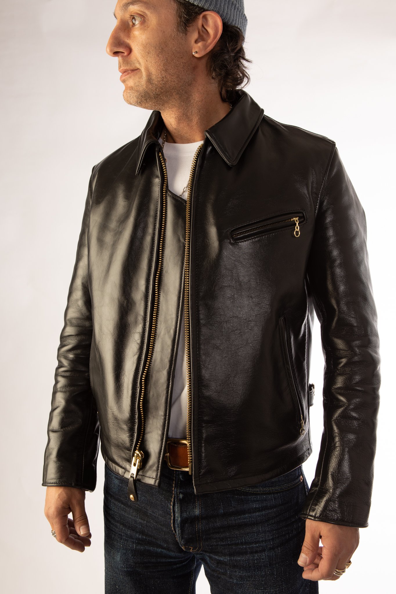 Schott Horsehide Motorcycle Racer Jacket | Garmentory