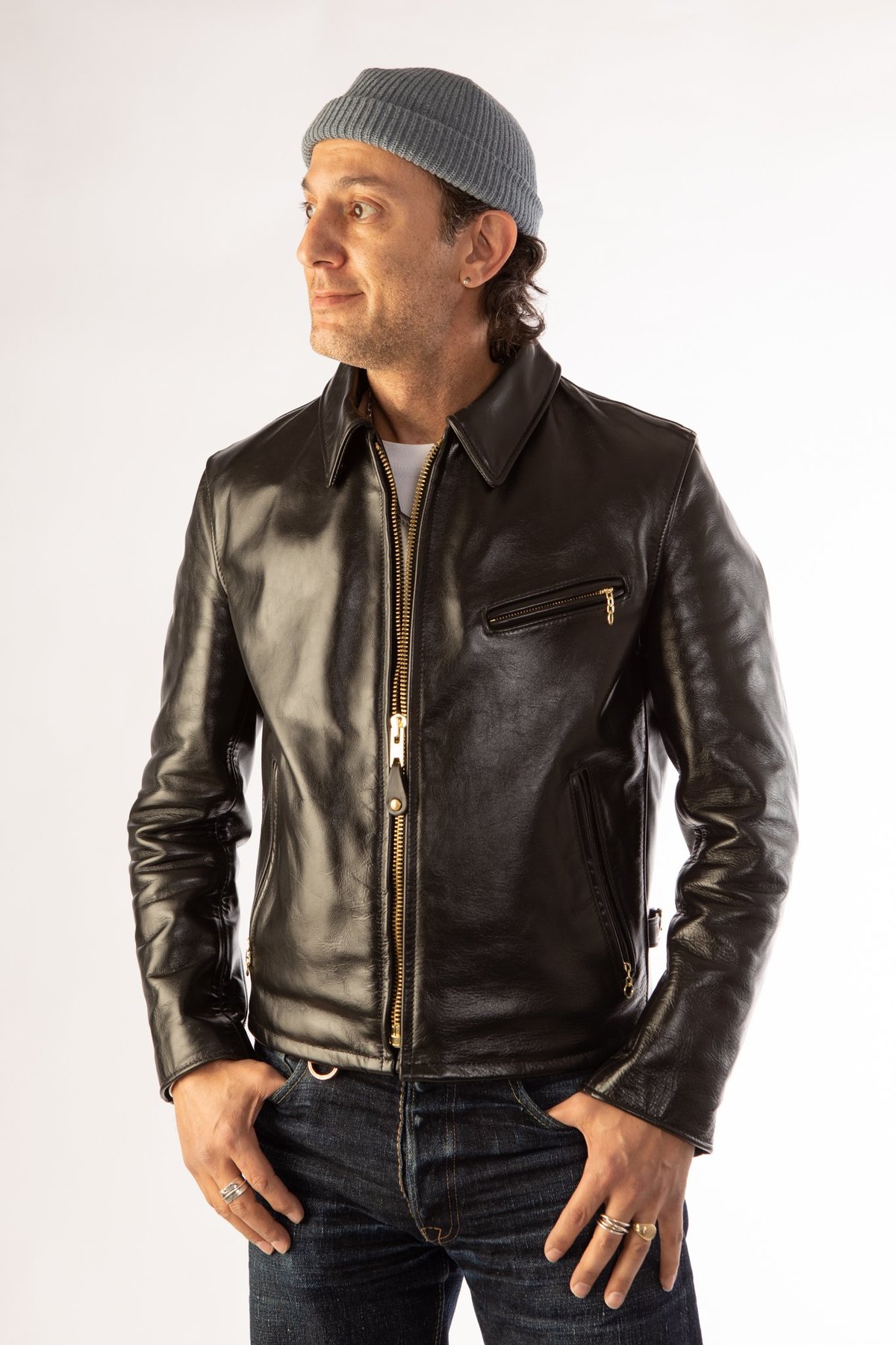 Schott Horsehide Motorcycle Racer Jacket | Garmentory