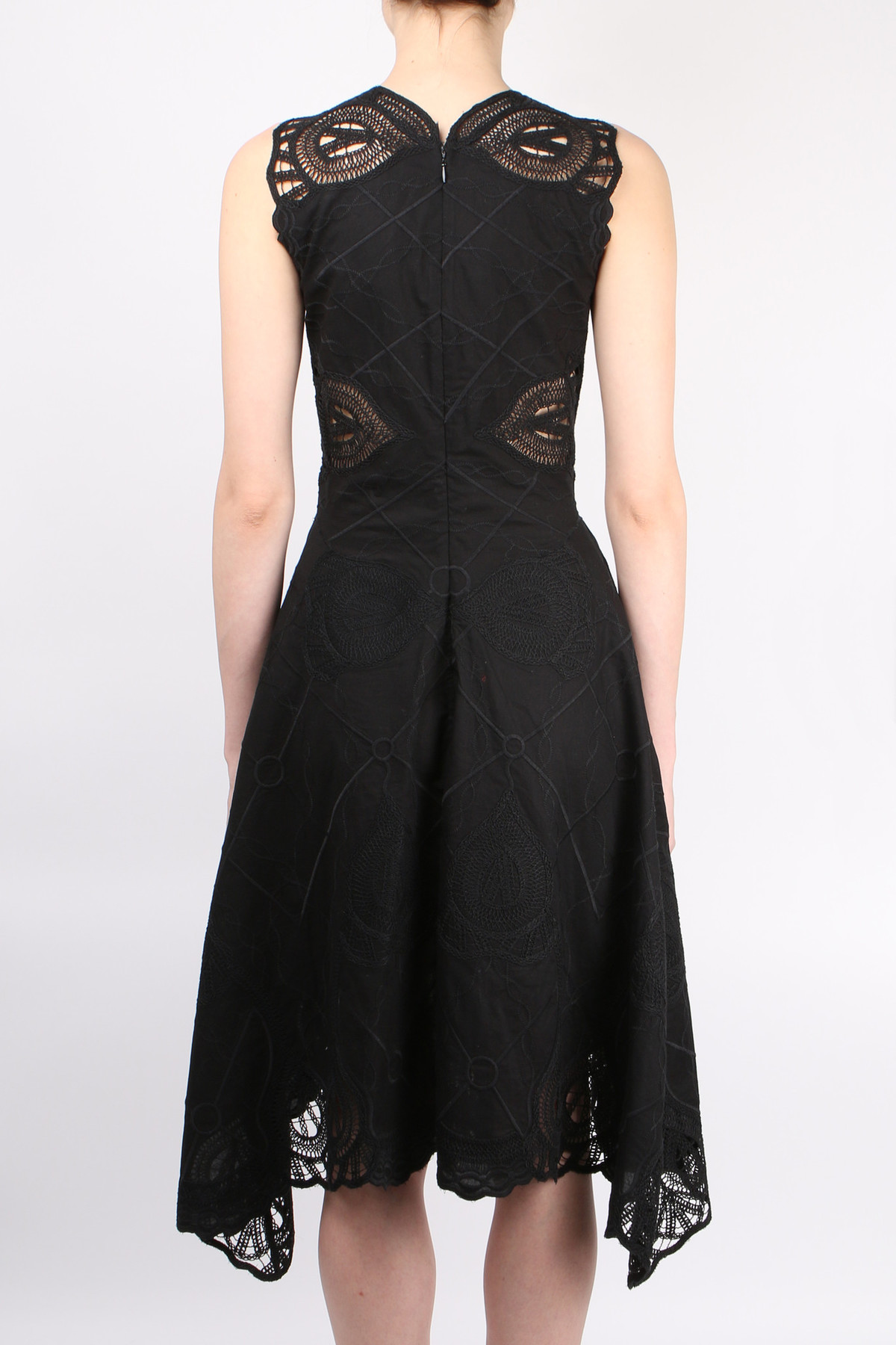 Jonathan Simkhai Crochet Embroidered Dress - Black | Garmentory