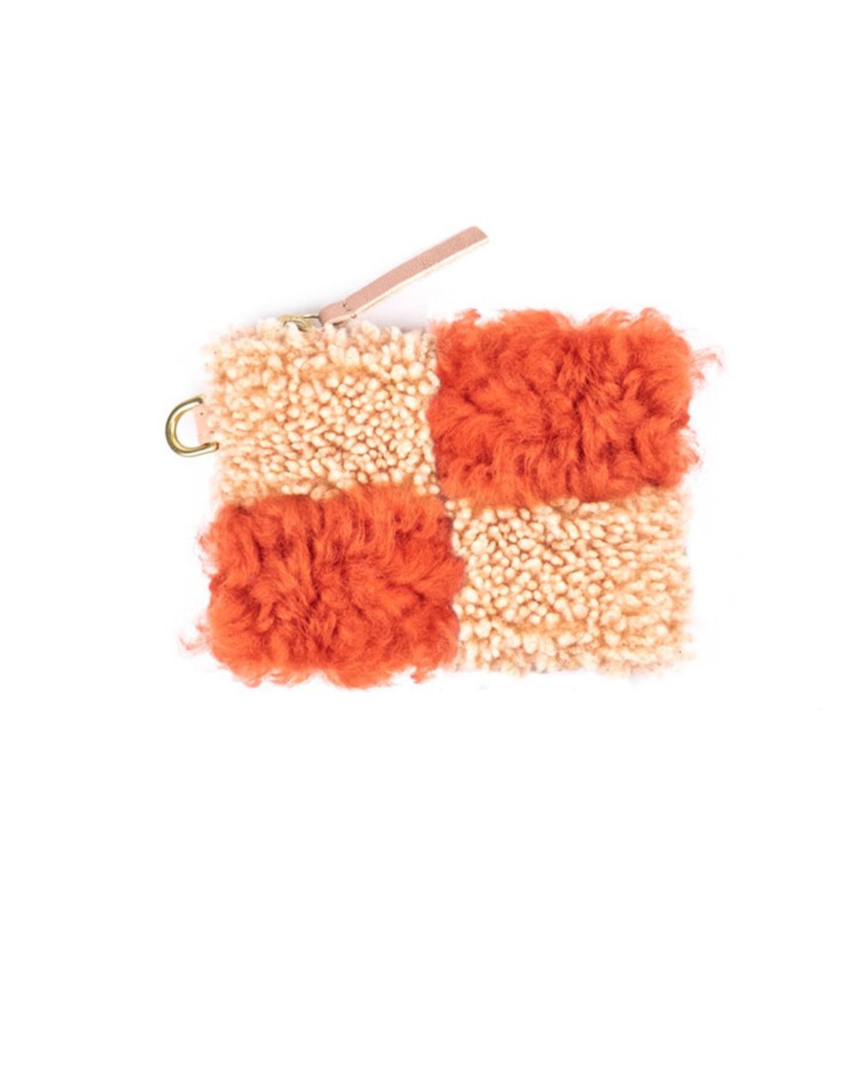 Primecut Coin Purse - Peach/Orange Patchwork | Garmentory