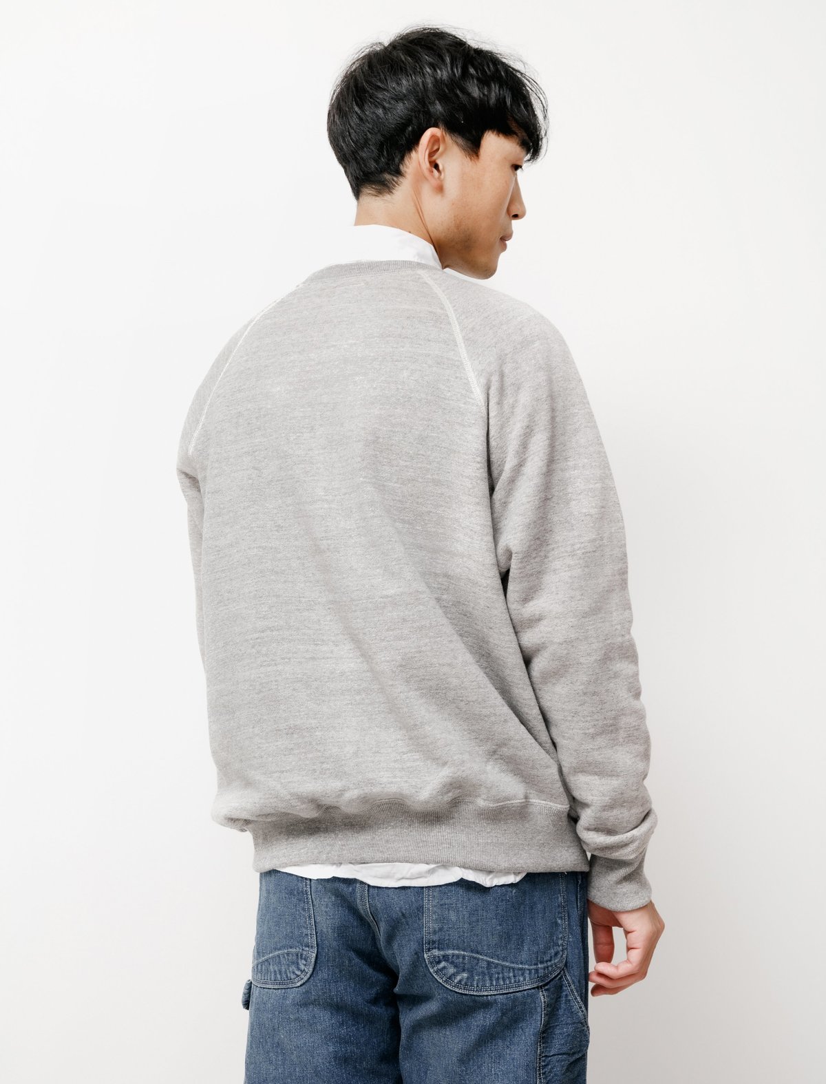 Orslow Loop Wheel Crewneck Sweatshirt - Heather | Garmentory