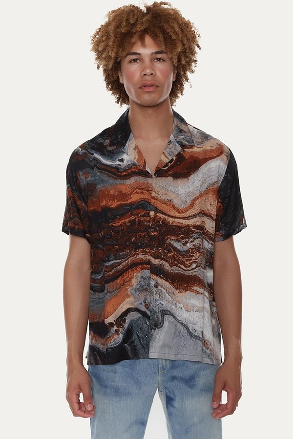 RAGA MAN MAHARI SHIRT - BROWN | Garmentory