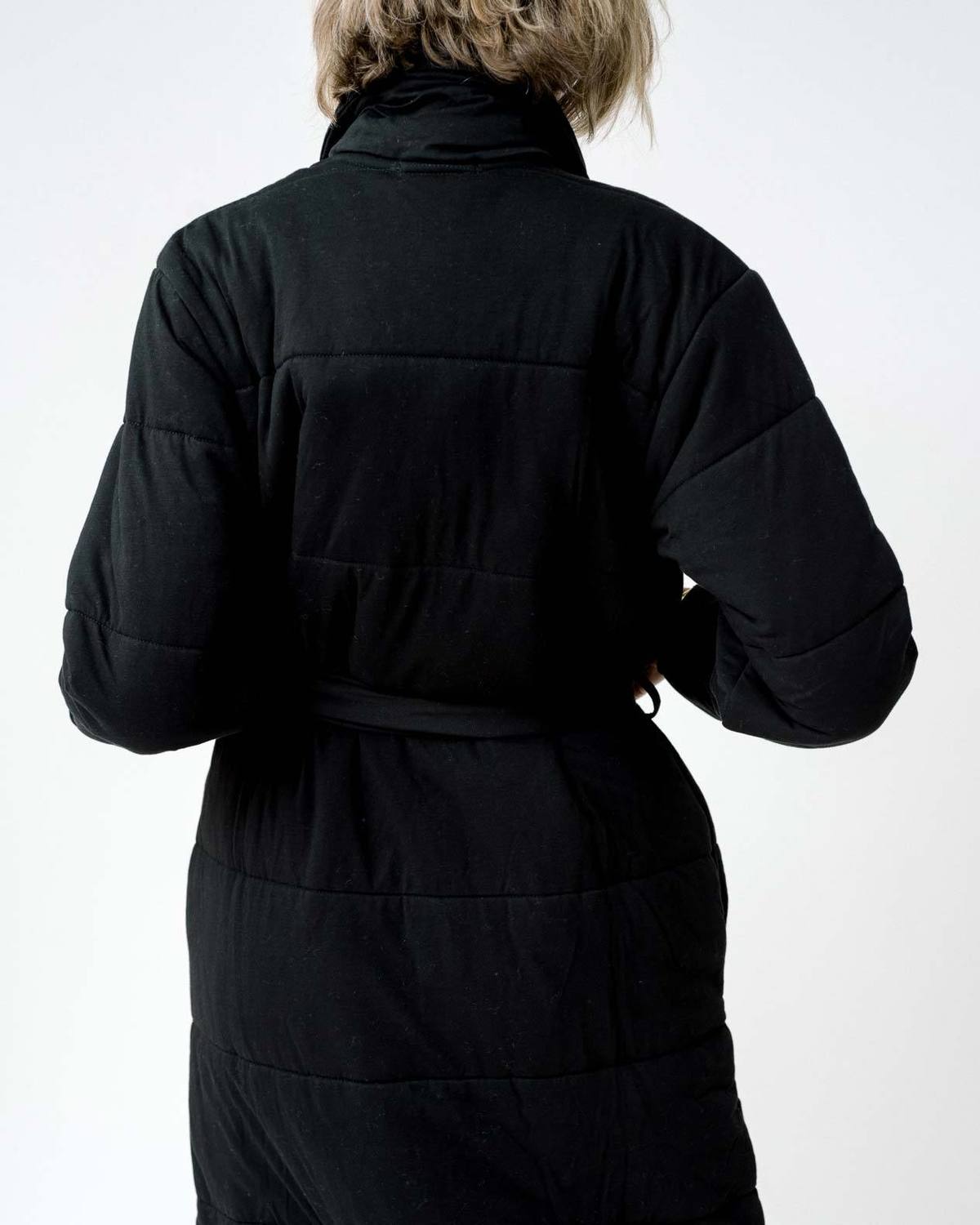 Skin Worldwide Sonya Quilted Robe - Black | Garmentory