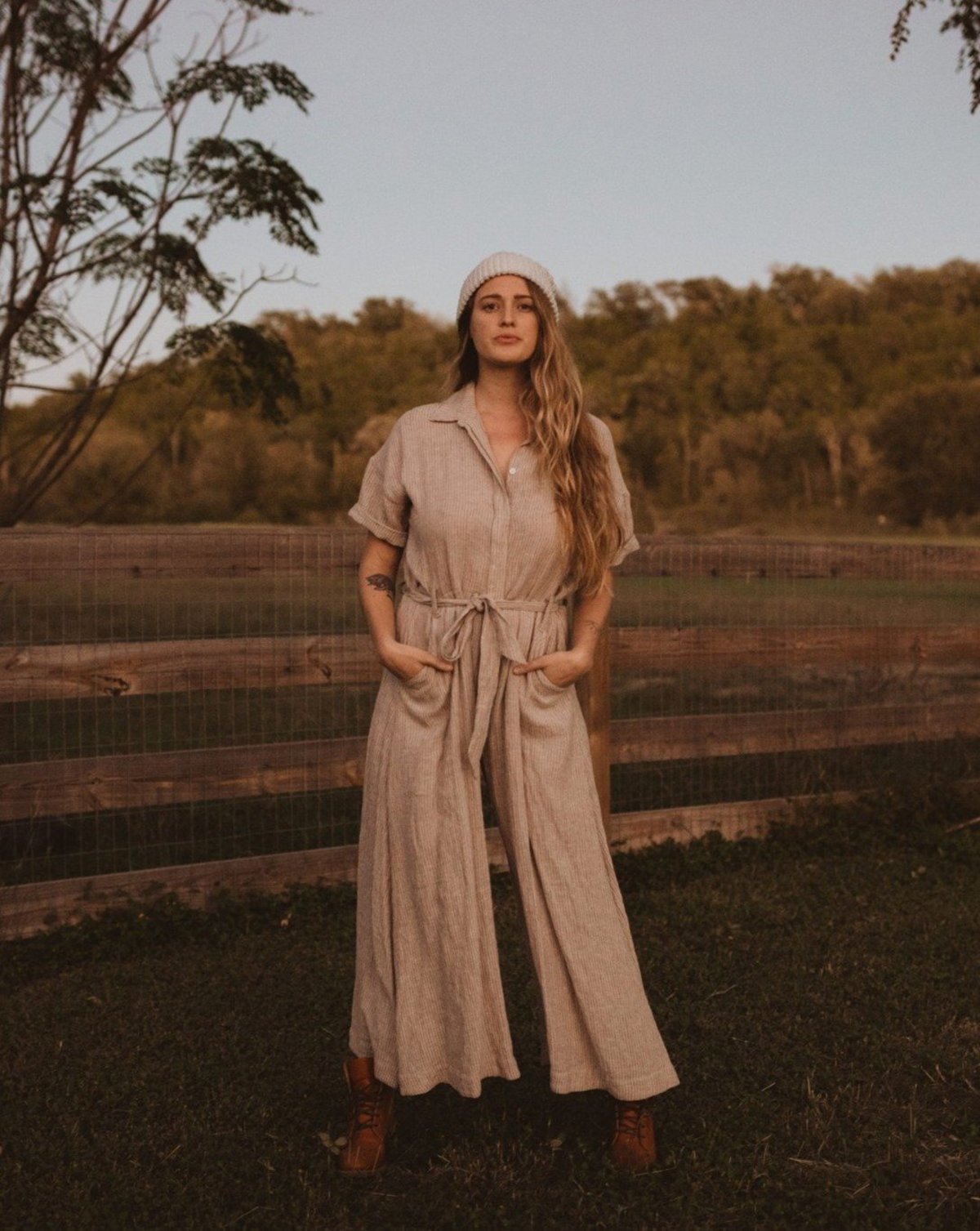 Esby Jumper - Sand Stripe | Garmentory