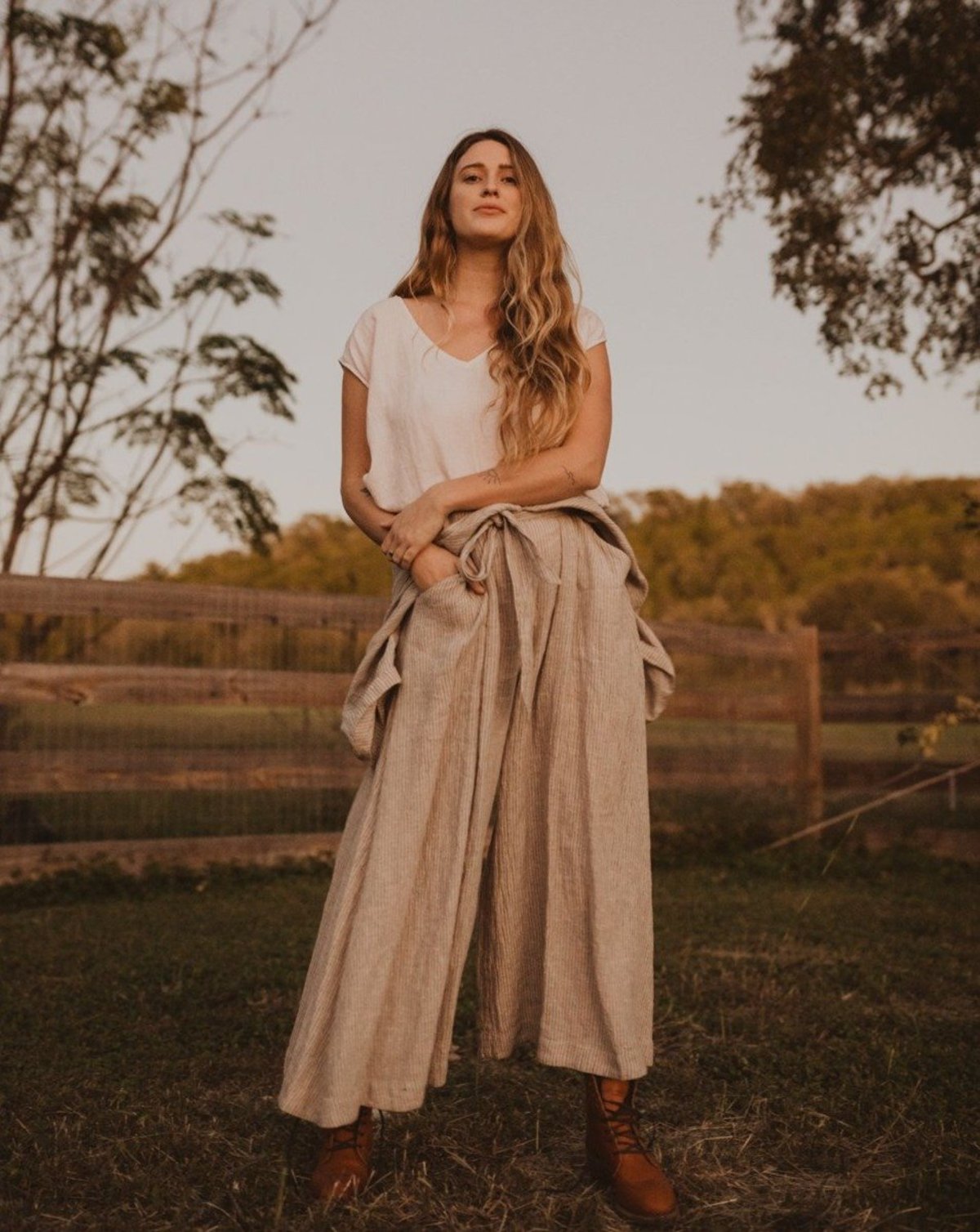 Esby Jumper - Sand Stripe | Garmentory