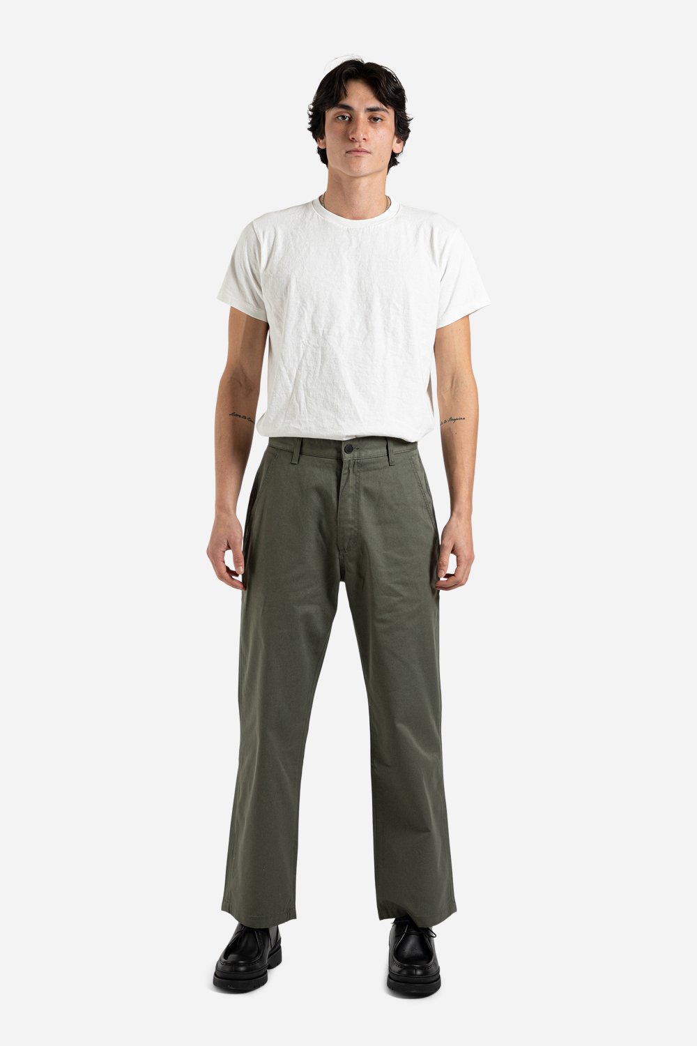 Uniform Bridge Basic Chino Pants - Sage Green | Garmentory