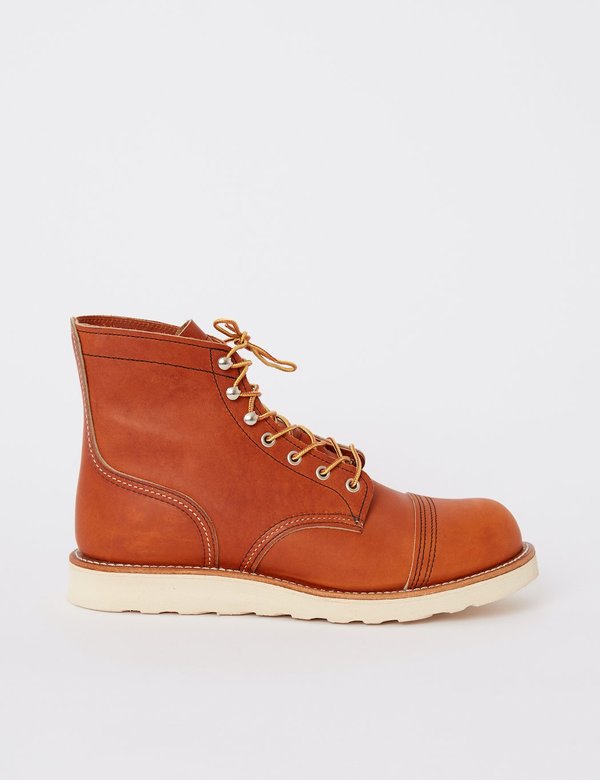 Red Wing Iron Ranger Boots Traction Tread - Oro-Legacy Brown | Garmentory