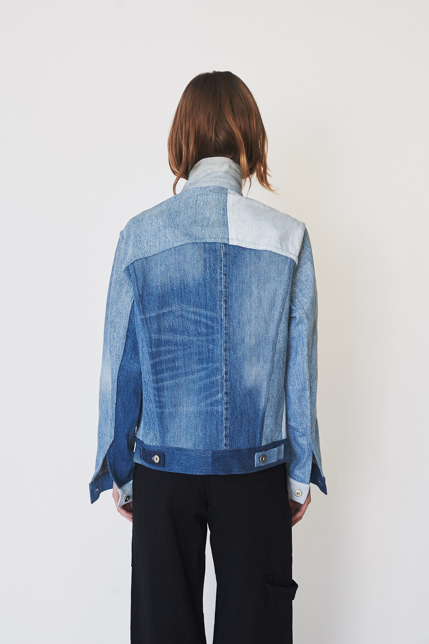 Assembly New York Mixed Denim Oversized Jean Jacket | Garmentory