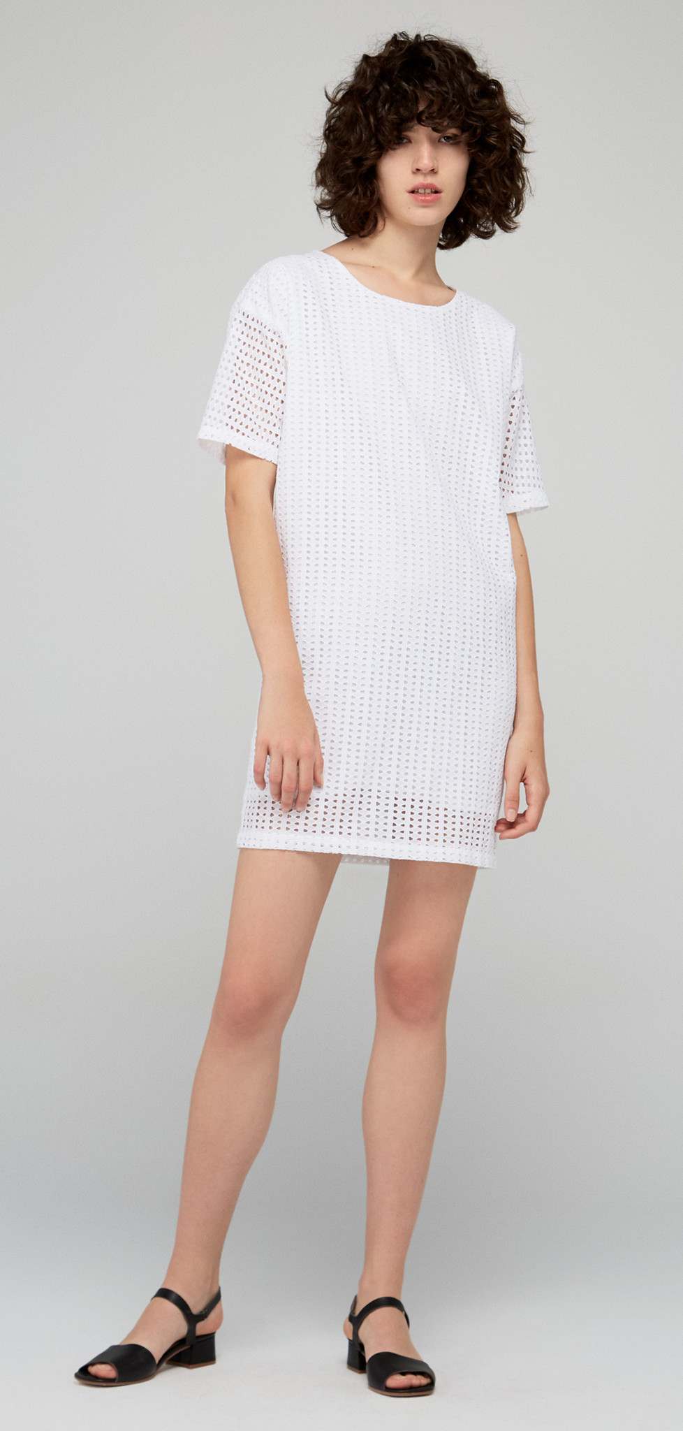 Diarte "Fabian" Embroidered Cotton Batiste Dress | Garmentory