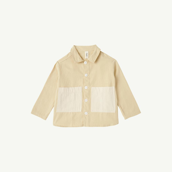 Kid's Summer & Storm Work Pocket Jacket - Soft Yellow/Natural | Garmentory