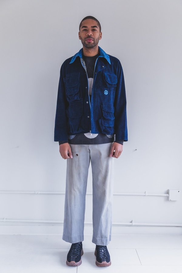 STORY mfg. RAMBLER JACKET - DEEP INDIGO CORDUROY | Garmentory