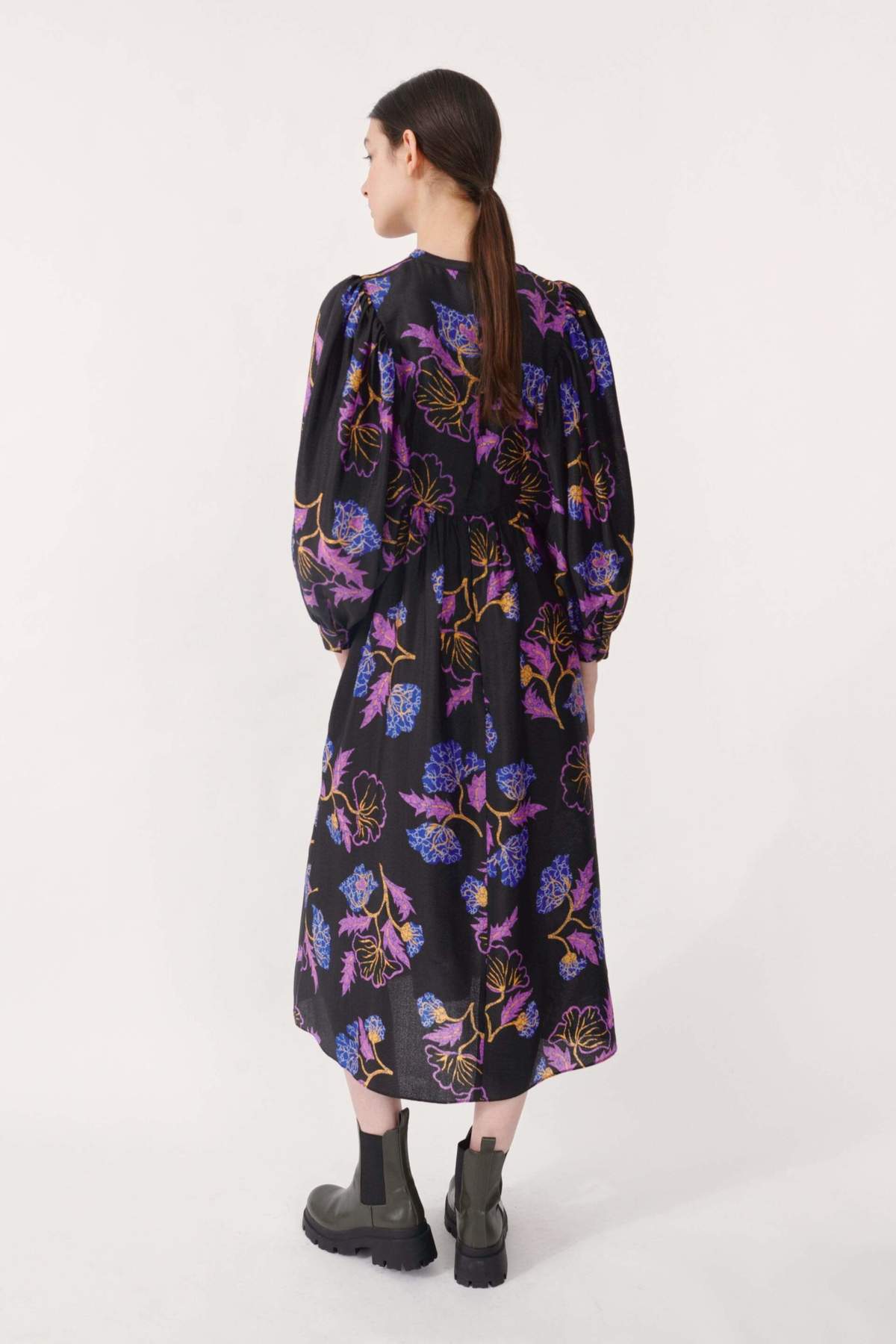 Baum und Pferdgarten Atlanta Dress - Black Ginkgo | Garmentory