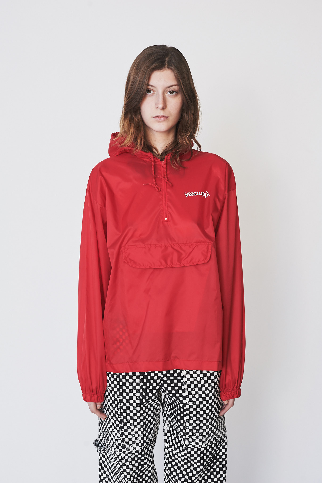 Assembly New York Nylon Logo Anorak - Red | Garmentory