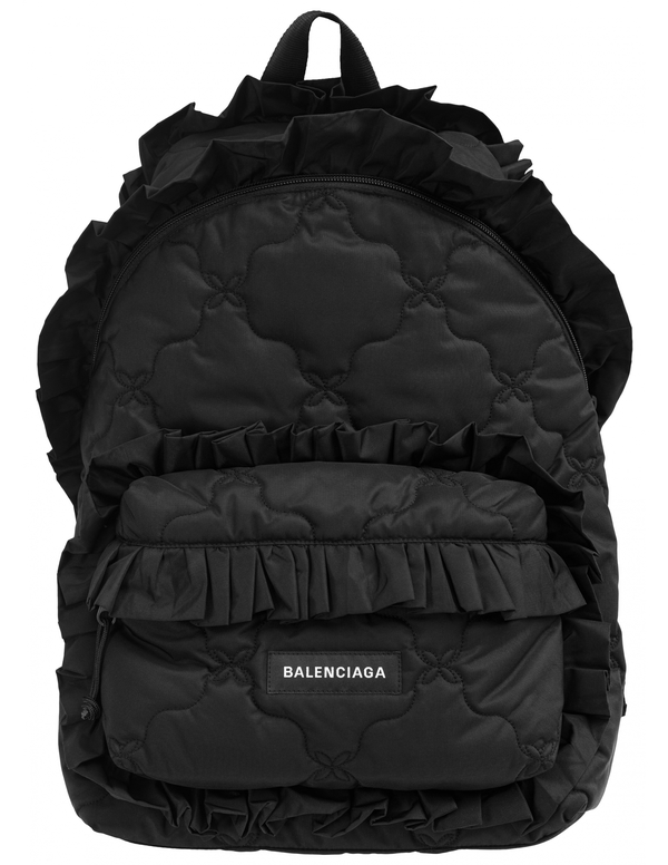 Balenciaga Ruffle backpack - BLACK | Garmentory