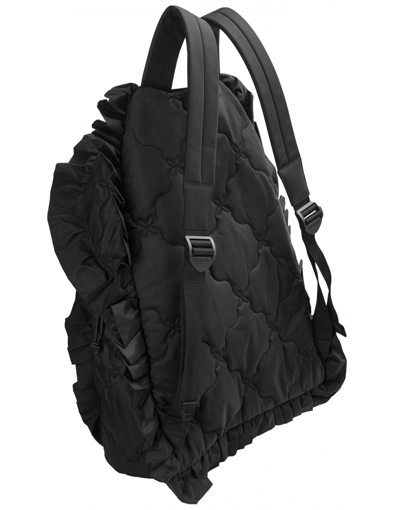 Balenciaga Ruffle backpack - BLACK | Garmentory